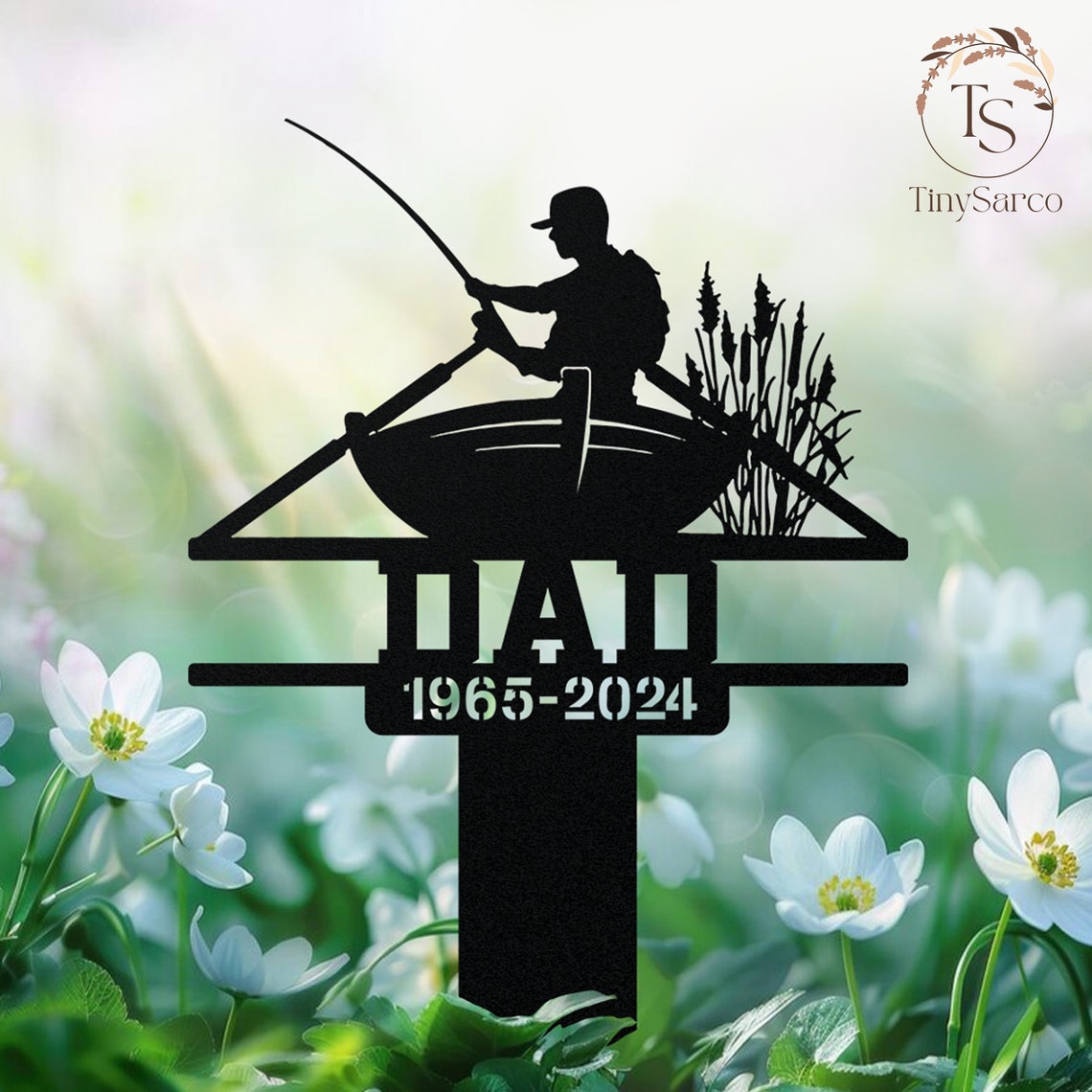 Custom Fishing Heaven Memorial Stake, Fishing Lover Gift, Fisherman ...