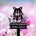 Personalized Hamster Memorial Garden Stakes, Custom Metal Hamster ...