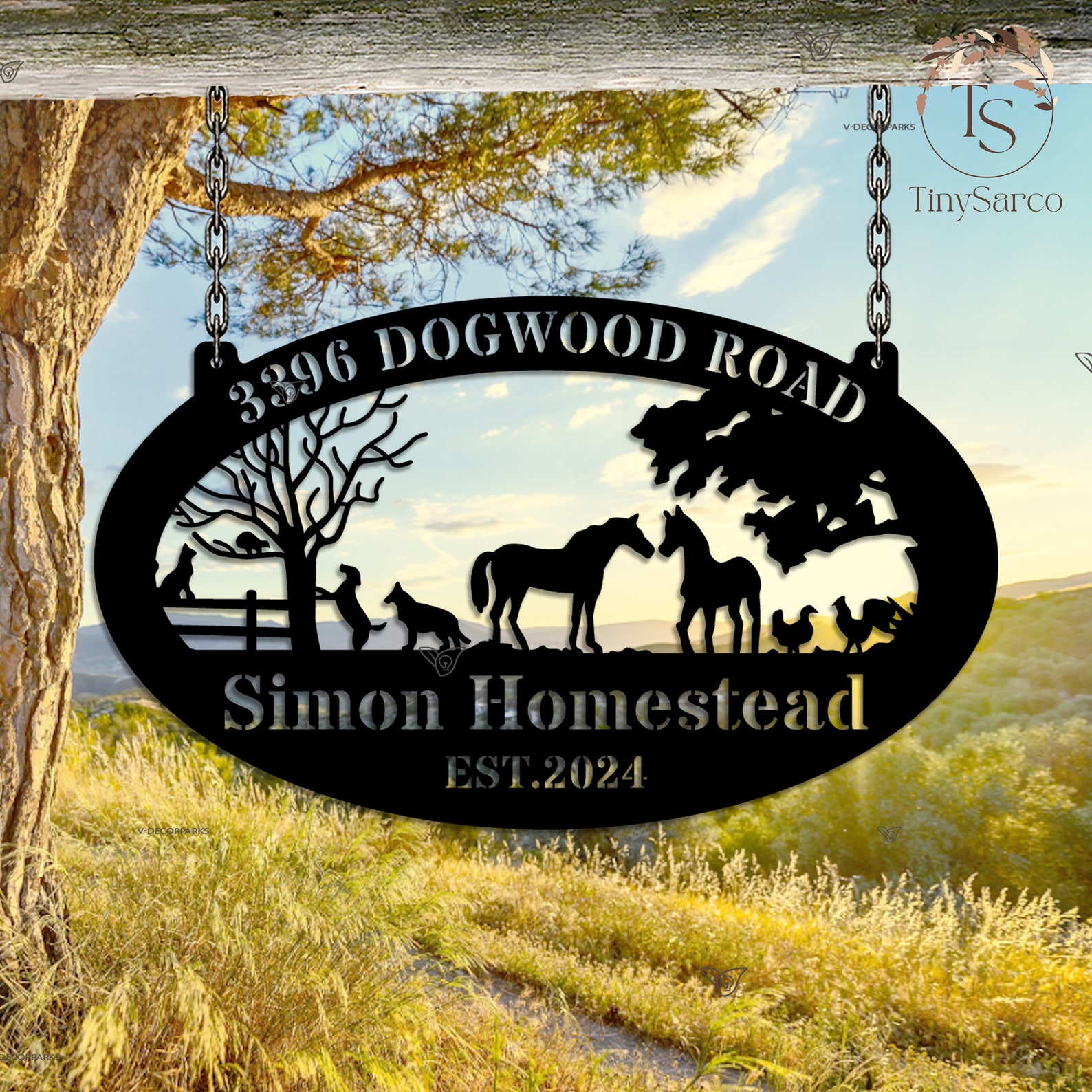 Personalized Farm Metal Sign, Animal Farm Sign, Ranch Sign, Barn Sign ...