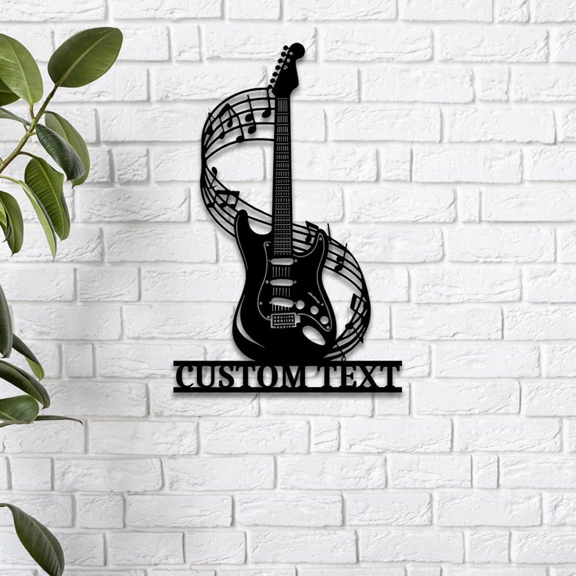 Personalized Guitarist Name Sign Led Light,acoustic Guitar Sign Wall ...