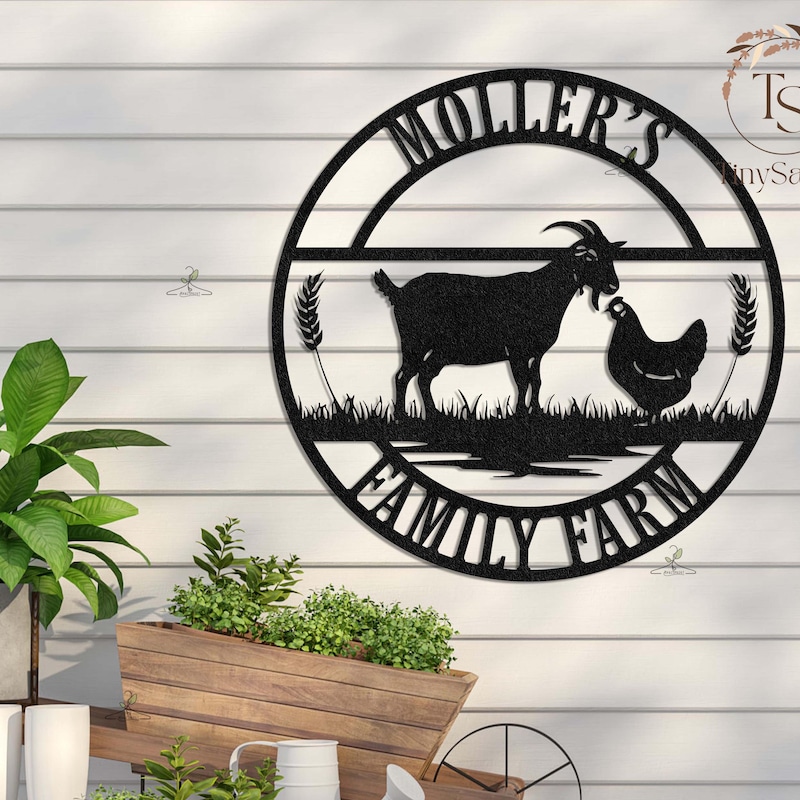 Metal Sign for Goat Farm - Etsy