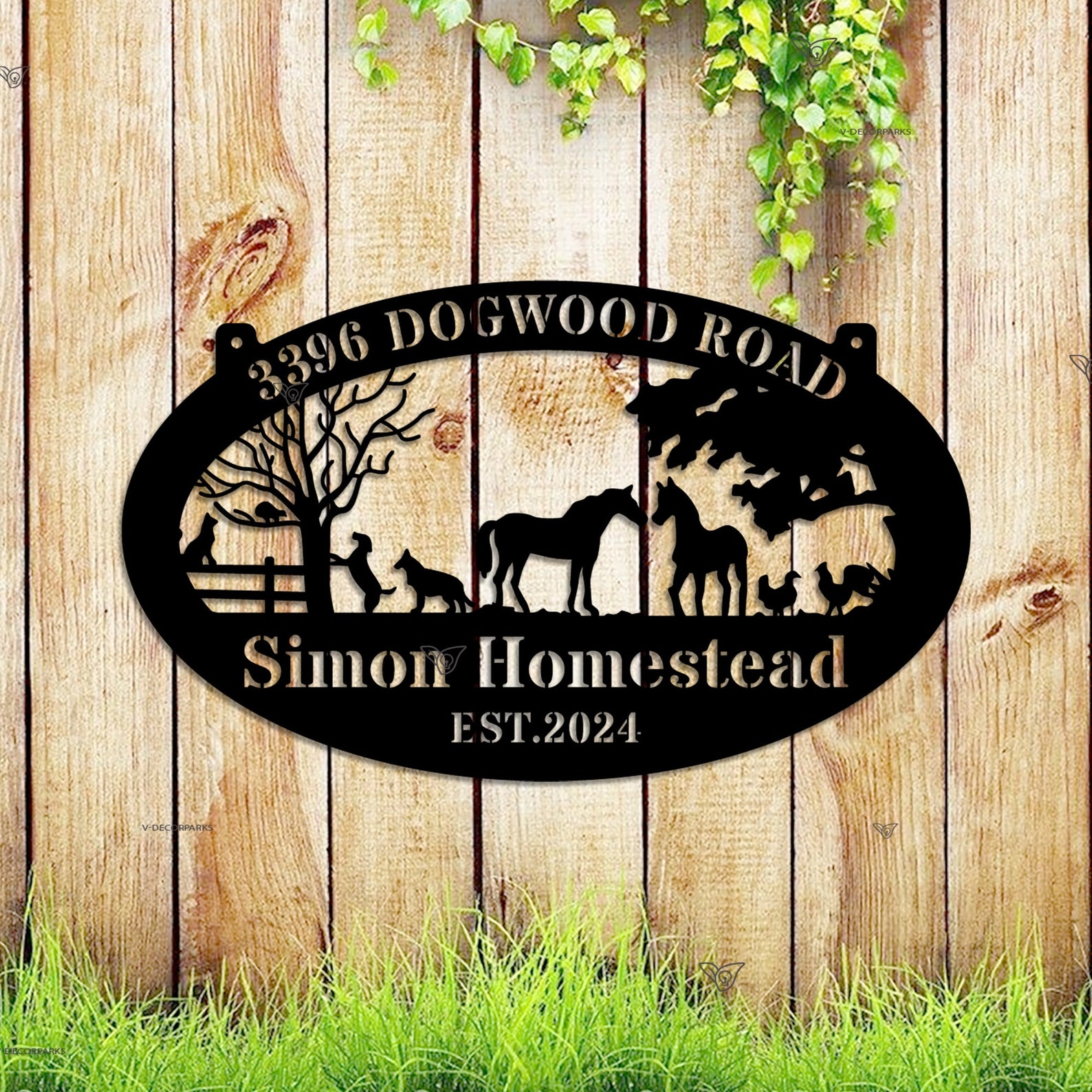 Personalized Farm Metal Sign, Animal Farm Sign, Ranch Sign, Barn Sign ...