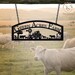 Personalized Farm Metal Sign, Animal Farm Sign, Ranch Sign, Barn Sign ...