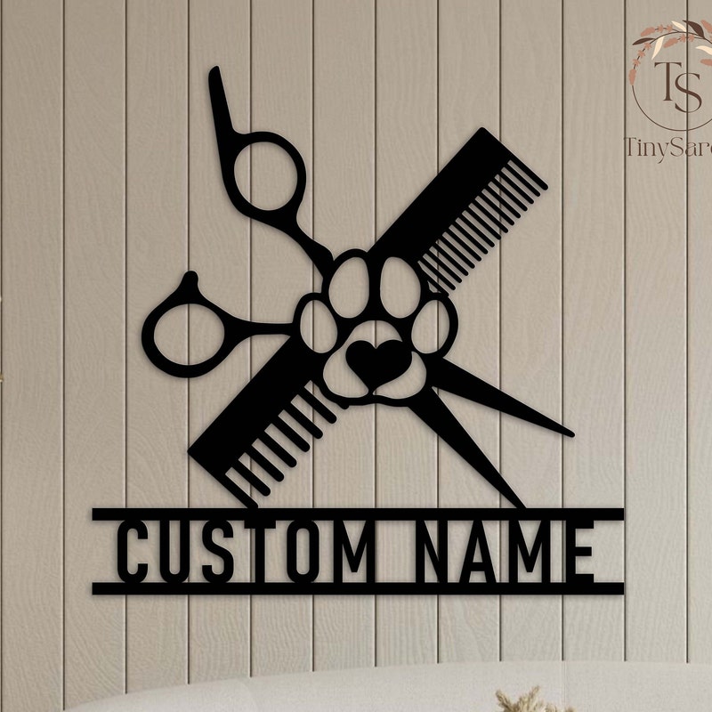 Name Wall Sign for Dog - Etsy