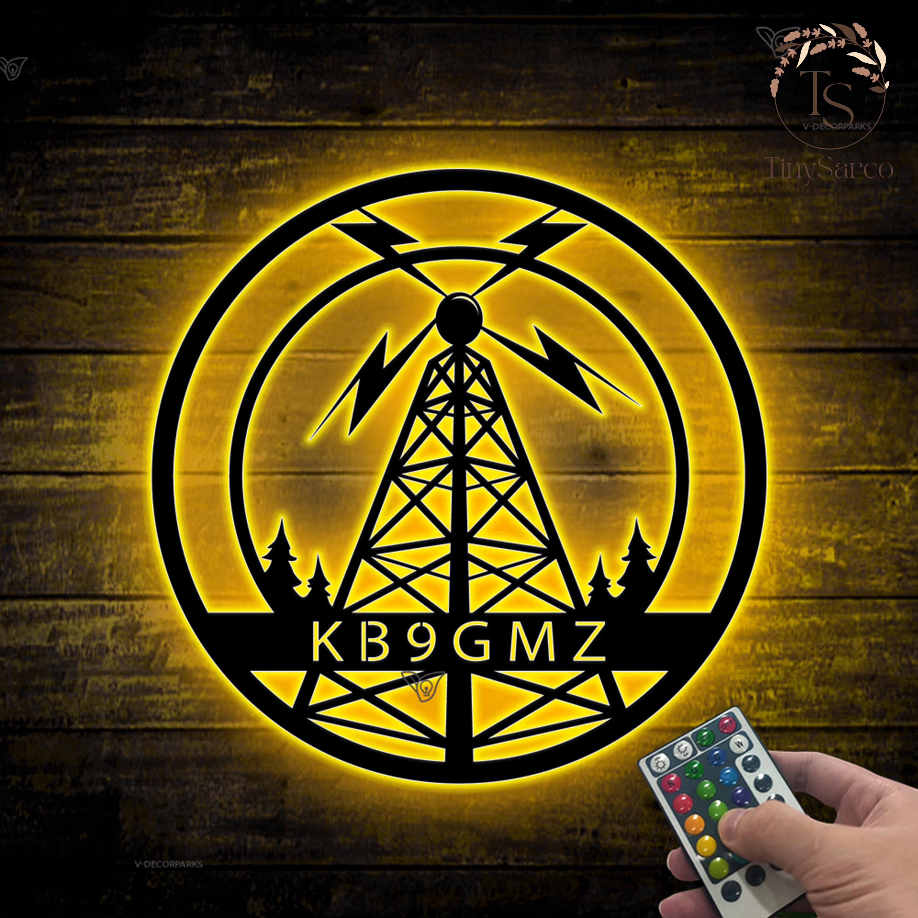 Personalized Ham Radio With LED Lights, Amateur Radio Gifts, Custom ...