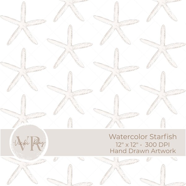 Watercolor Starfish - Etsy