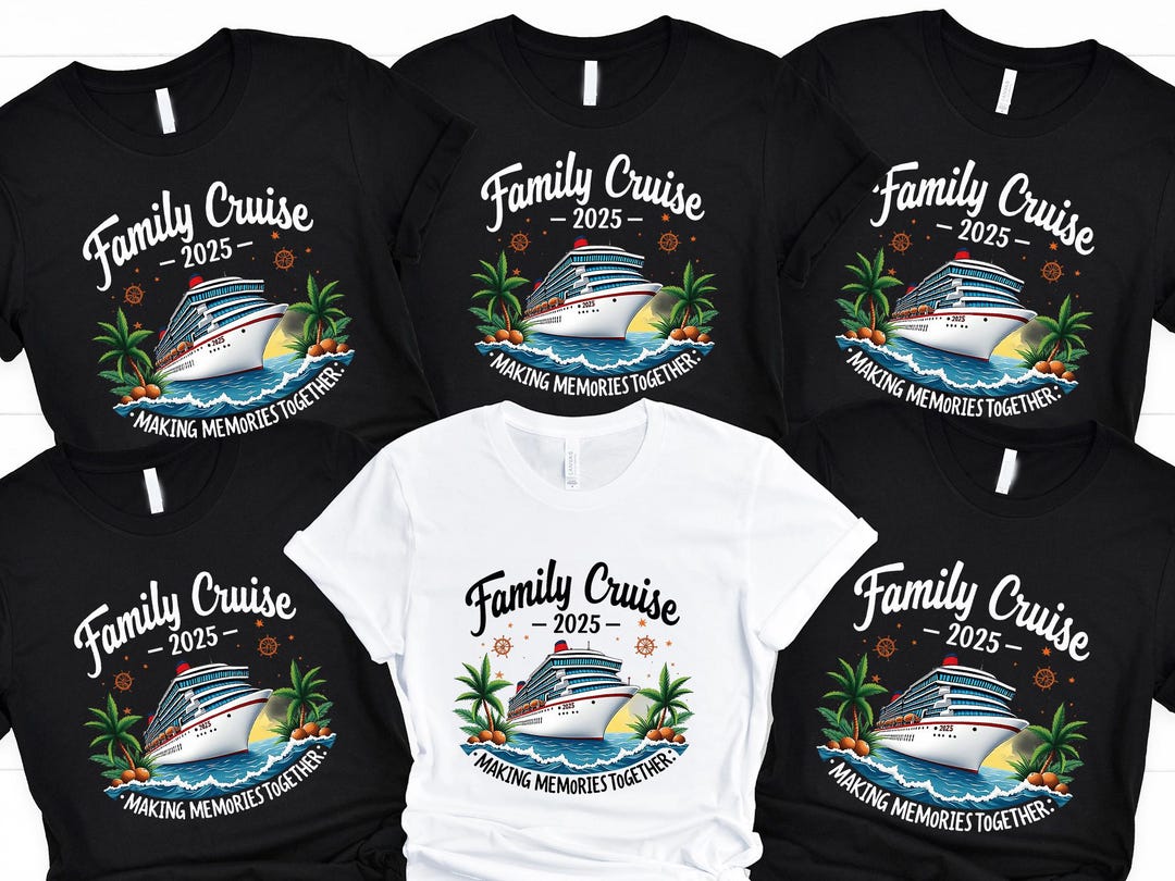 Family Cruise Squad 2025 Shirt Caribbean Cruise Matching Shirts Family ...
