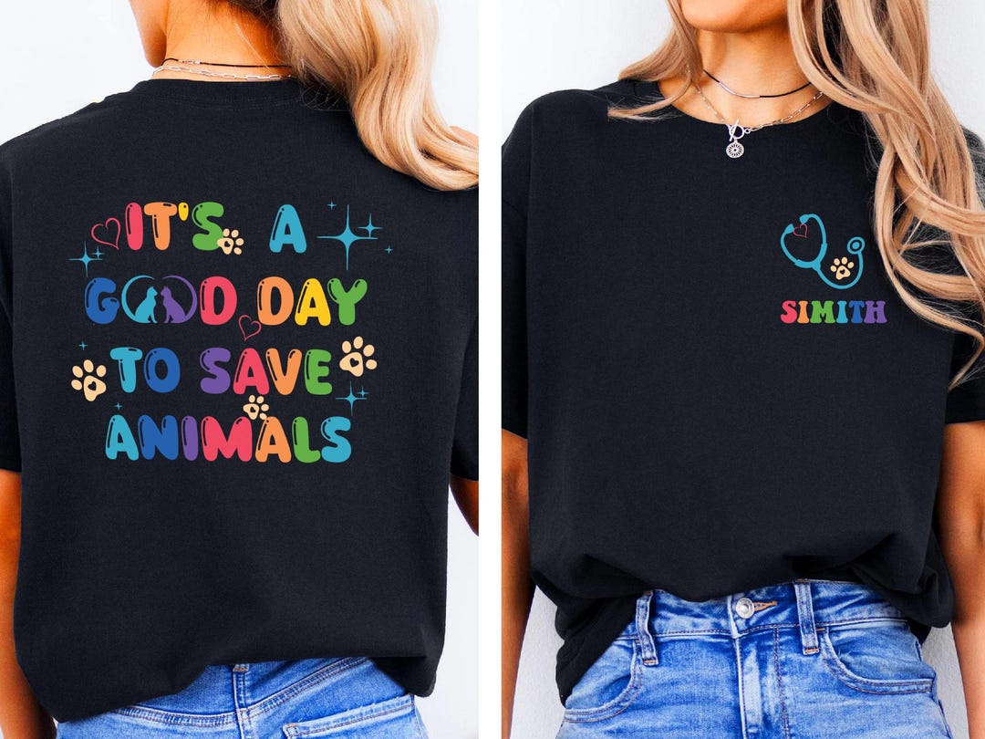 Custom Vet Assistant Shirt, Retro Groovy Vet Tech Apparel - Etsy
