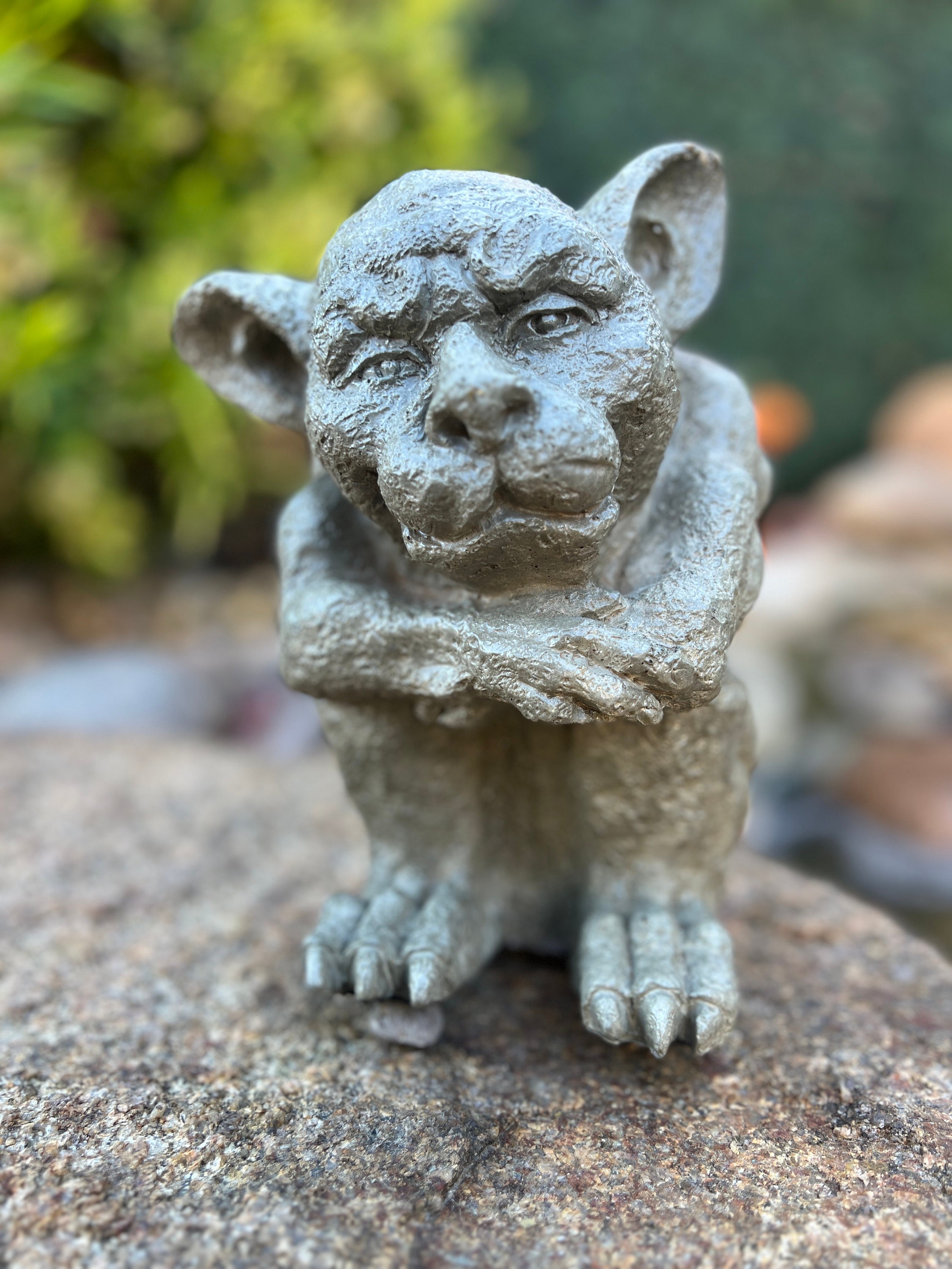 Vanilla Gargoyle - Natural Concrete Finish - Original Hand Made ...