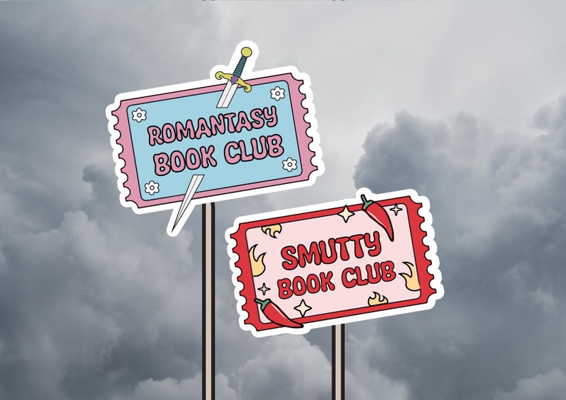 Romantasy Book Club Stamp SVG: Booktok Sticker (digital Download) - Etsy
