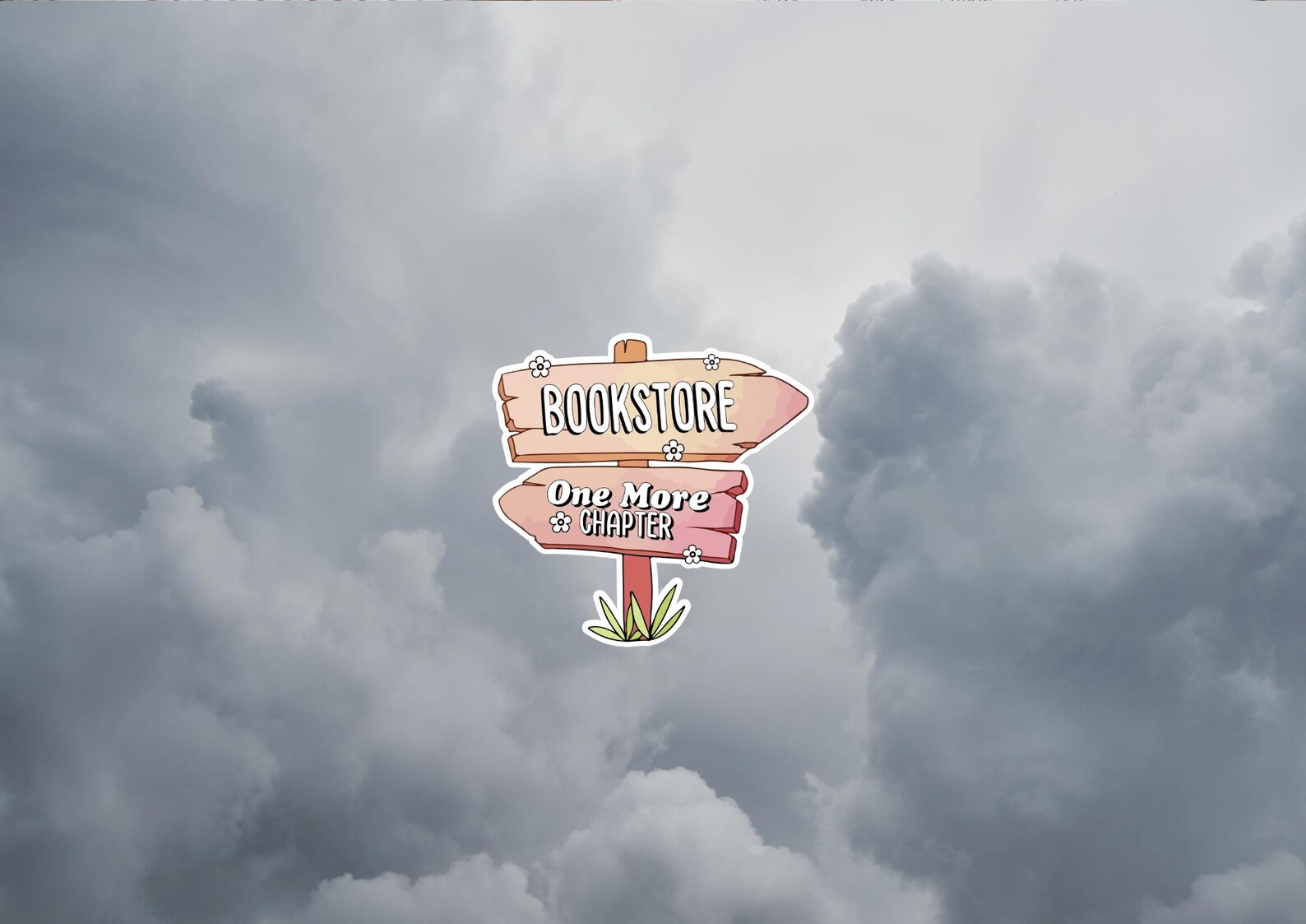 Bookstore Direction Sign PNG SVG / Bookish Png Sublimation/ Library ...