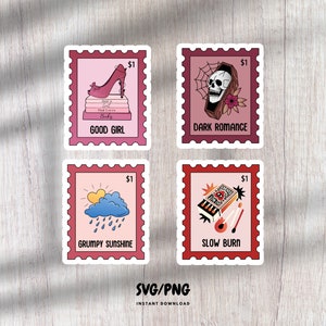 Bookish Stamp Svg / Booktok / Bookish Quotes Png for Stickers / Book ...