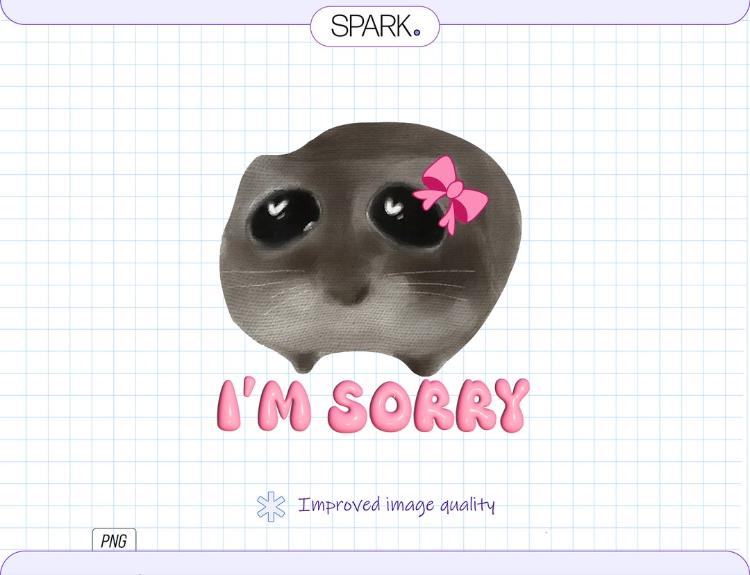 Sad Hamster Png / ı'm Sorry Svg / Big Eyes Hamster / Sweet Hamster Png ...