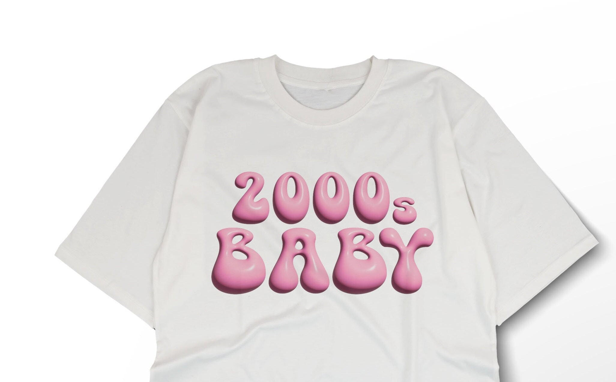 2000s Baby Svg / 90s Baby / 80s Baby / Pink Effective Svg / Futuristic ...