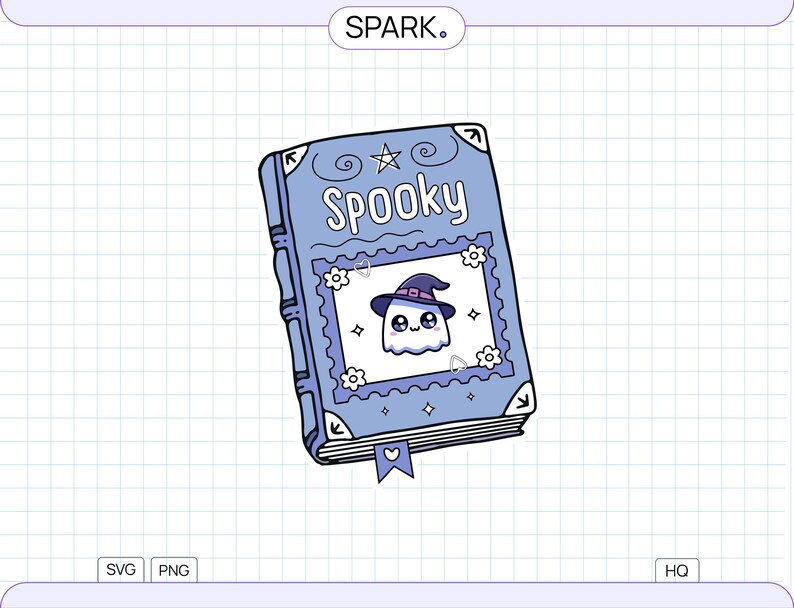 Ghost Spooky Library Card Svg Png / Spooky Book Png/ Halloween Bookish ...