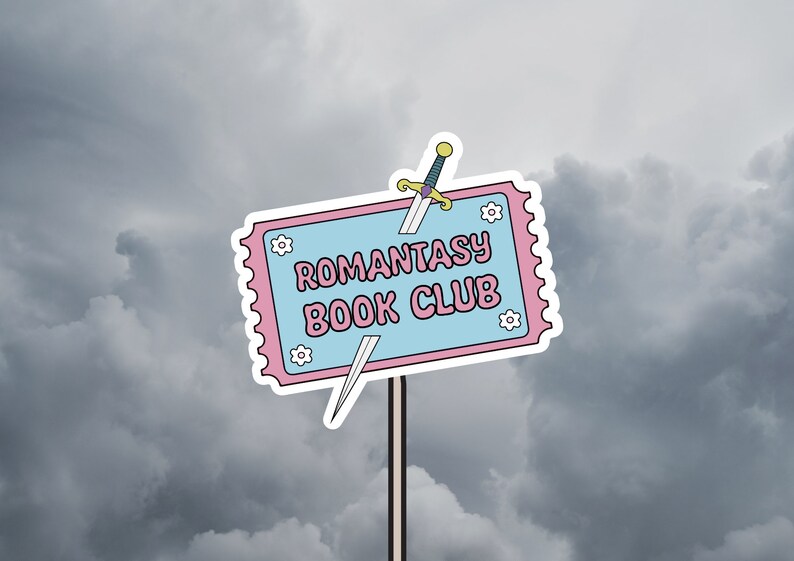 Romantasy Book Club Stamp SVG: Booktok Sticker (digital Download) - Etsy