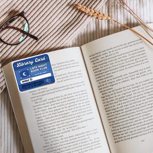 Late Night Library Card Svg Png / One More Chapter Book Club Png ...