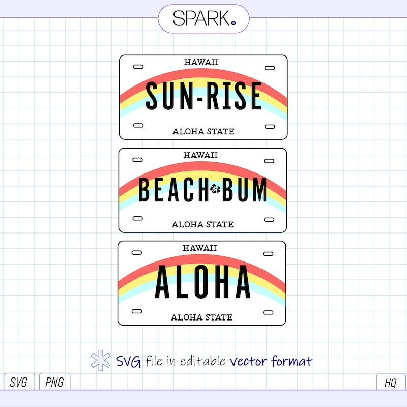 License Plate Svg - Etsy