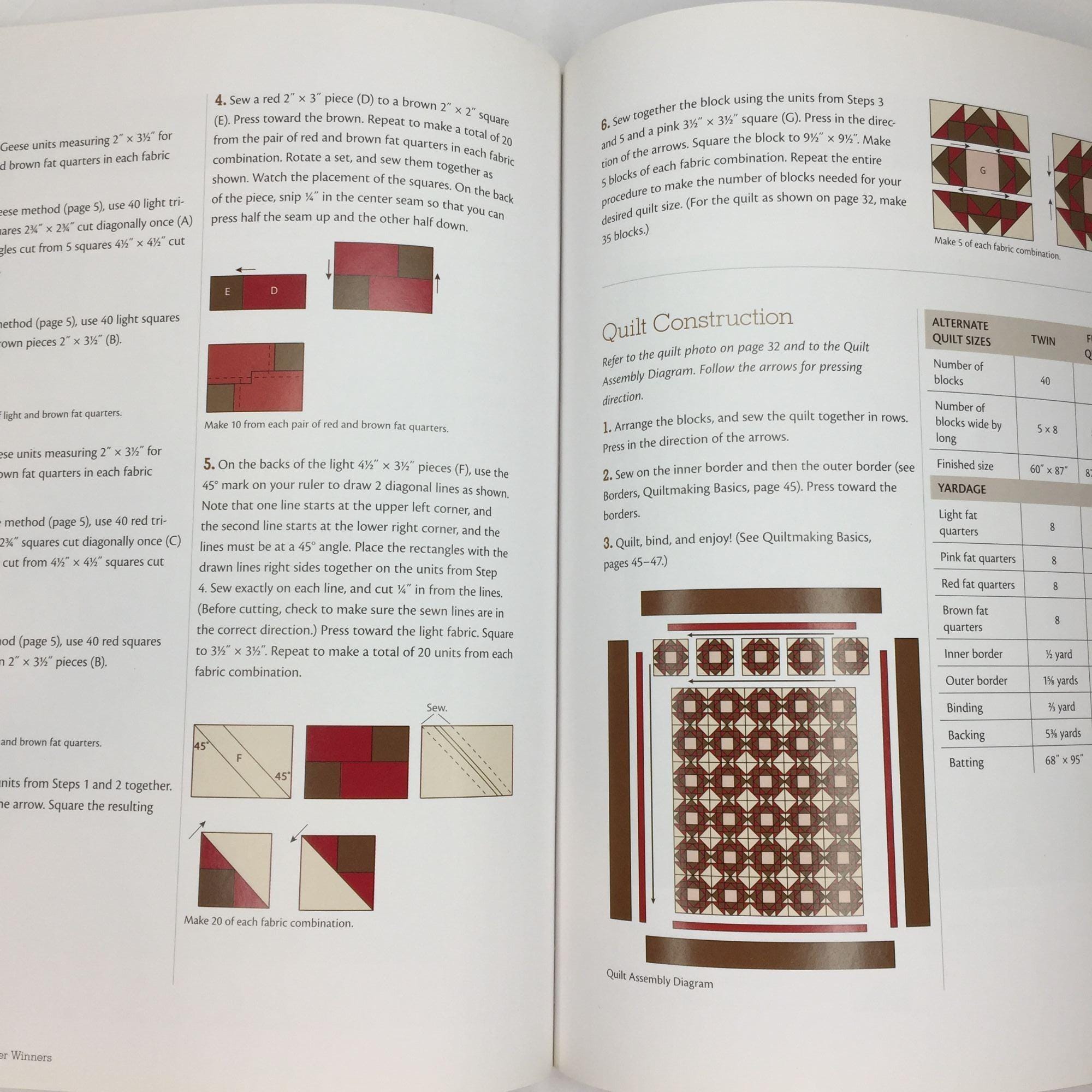 The Quiltmaker's Club Fat Quarter Winners Quilt Book Monique Dillard 11 ...