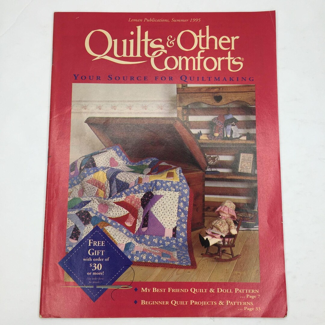 Vintage Summer 1995 Quilts and Other Comforts Magazine Catalog Patterns ...