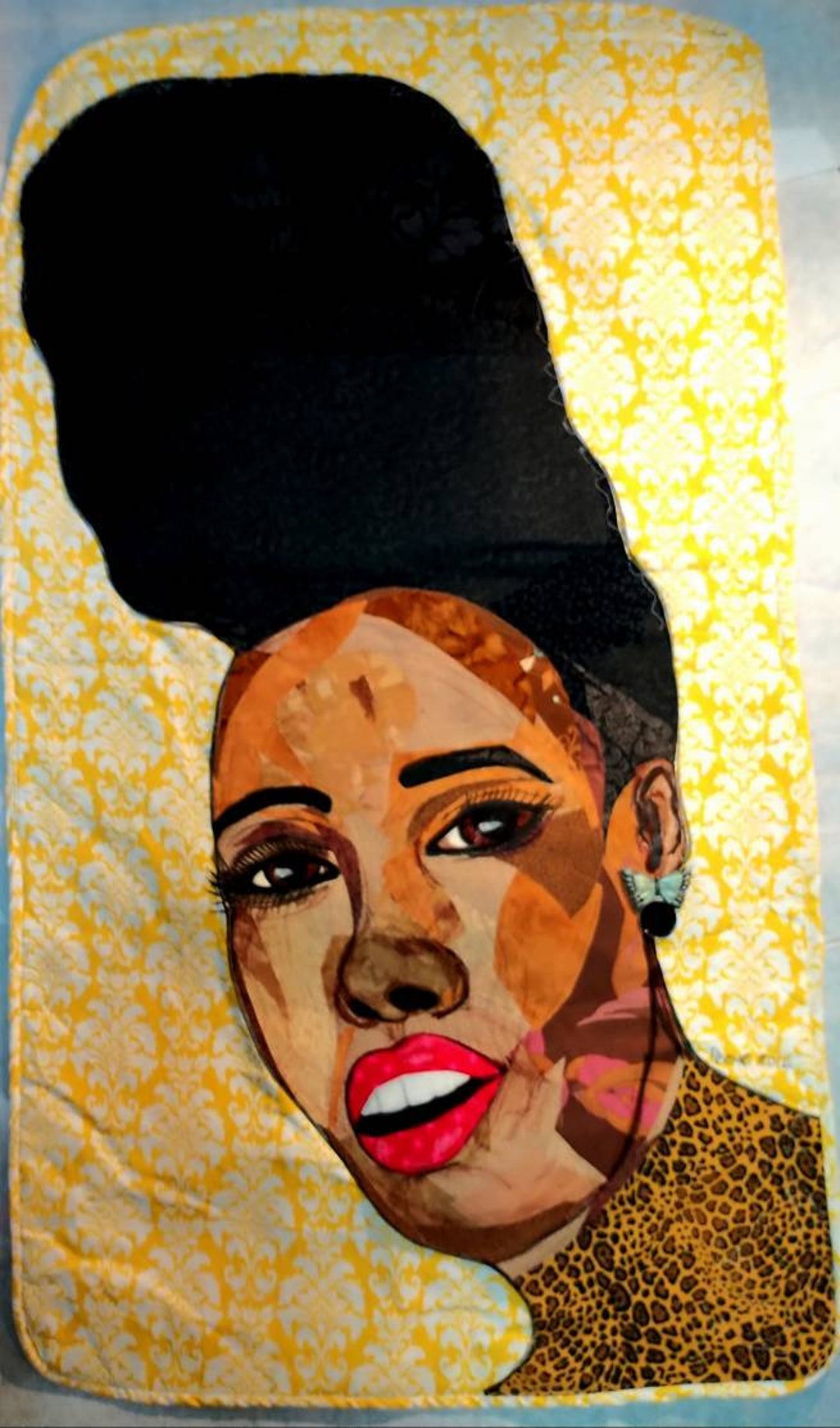 Janae Monae ART QUILT by Artist Peche B - Etsy