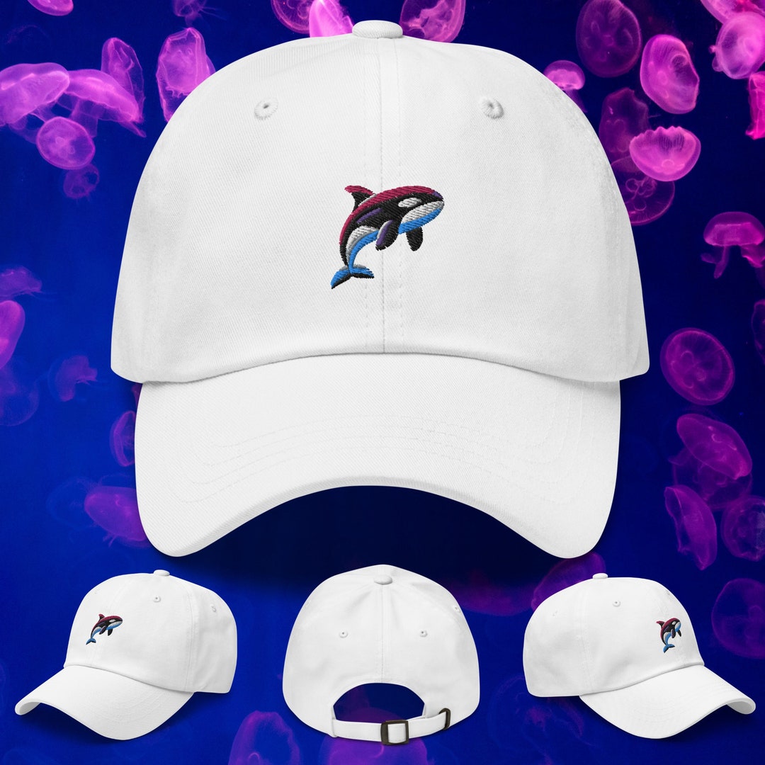 Orca Whale Embroidered Hat Unique Killer Whale Cap Perfect for Ocean ...