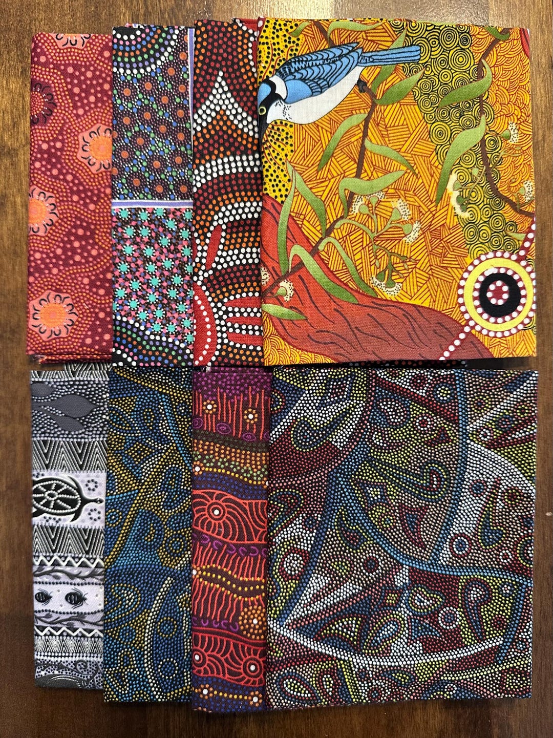 Indigenous Aboriginal Australian Designs by M & S Textiles 8 Precut Fat ...