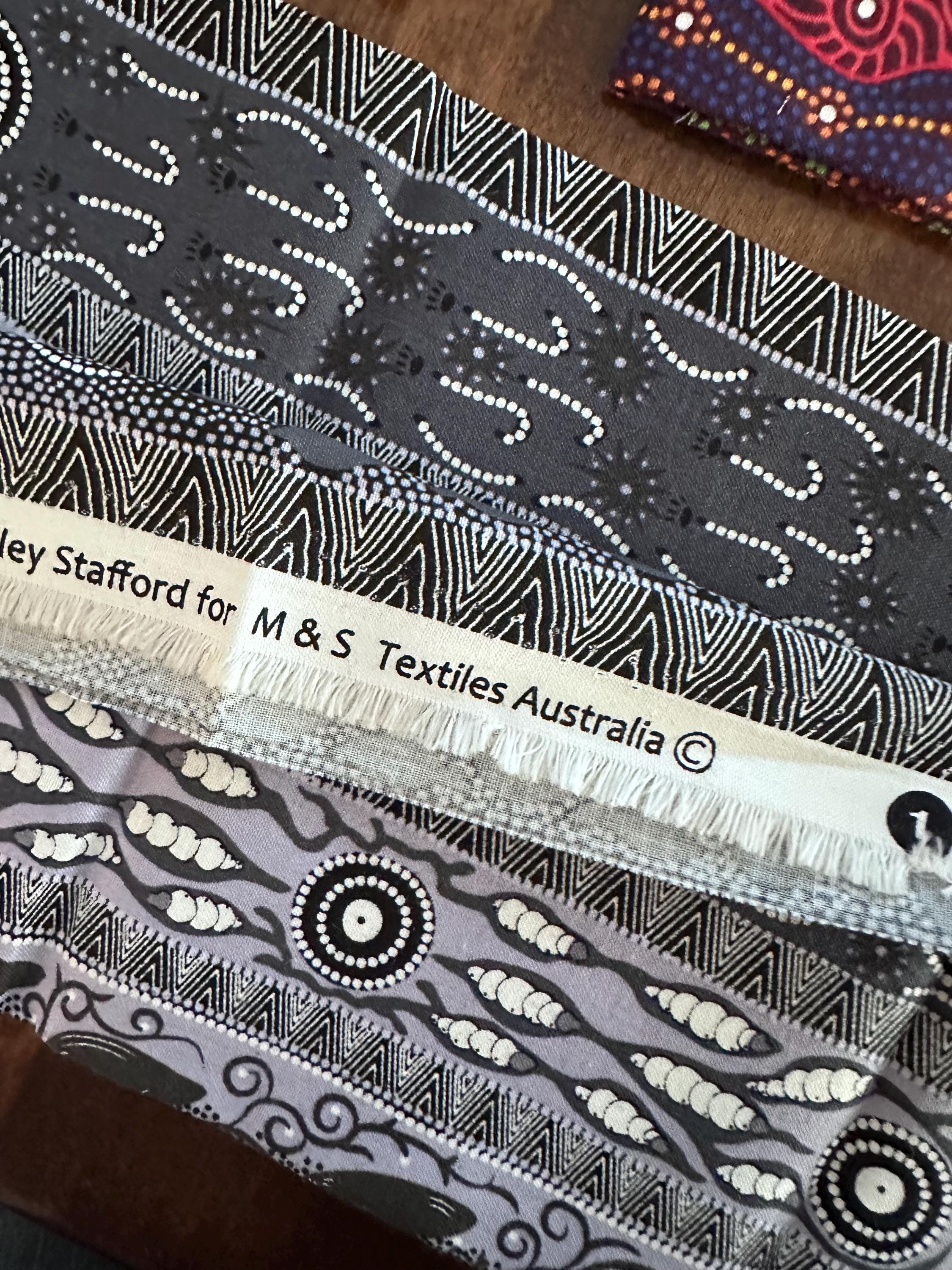 Indigenous Aboriginal Australian Designs by M & S Textiles 8 Precut Fat ...