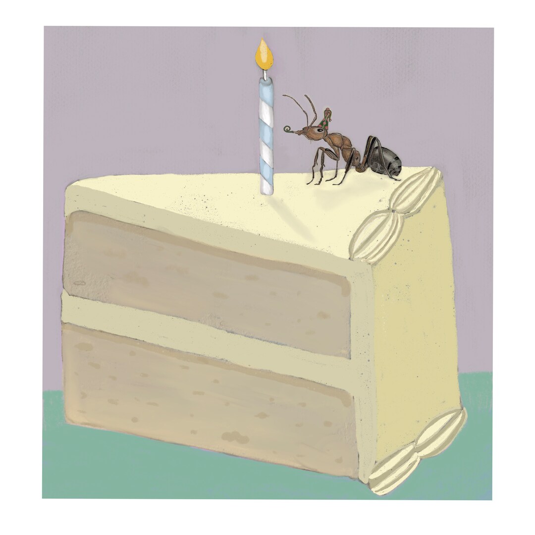 Birthday Cake Ant - Etsy
