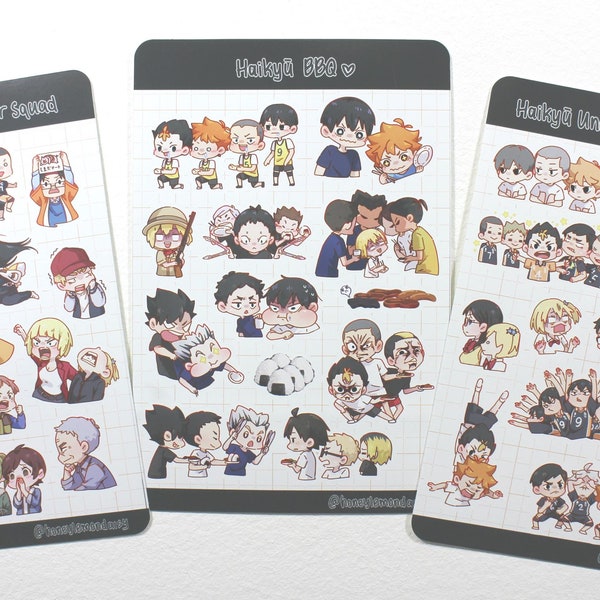 Haikyuu Stickers - Etsy