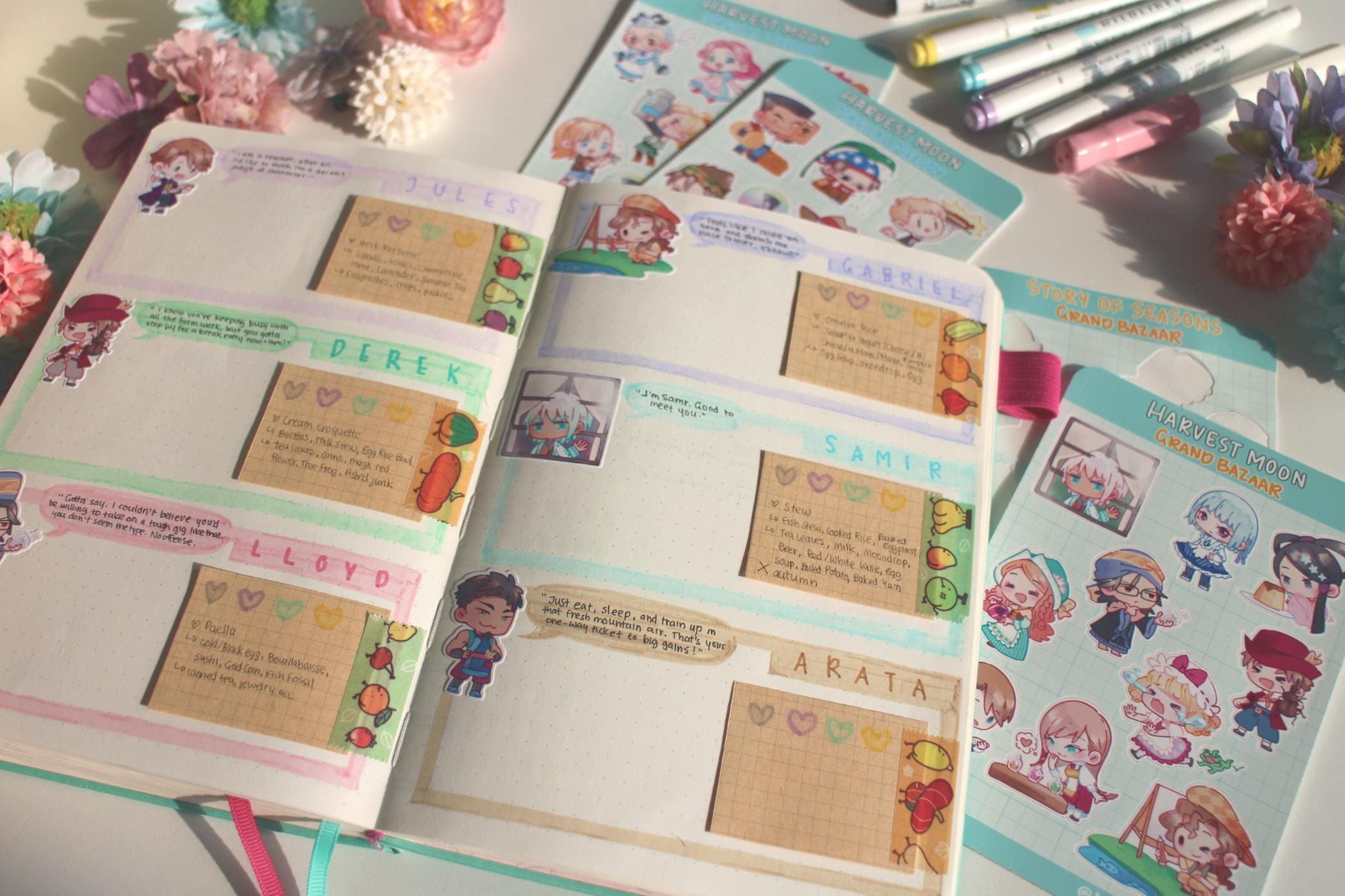 HM/SOS Grand Bazaar Bachelors & Bachelorettes || || Chibi Anime 4" X 6 ...