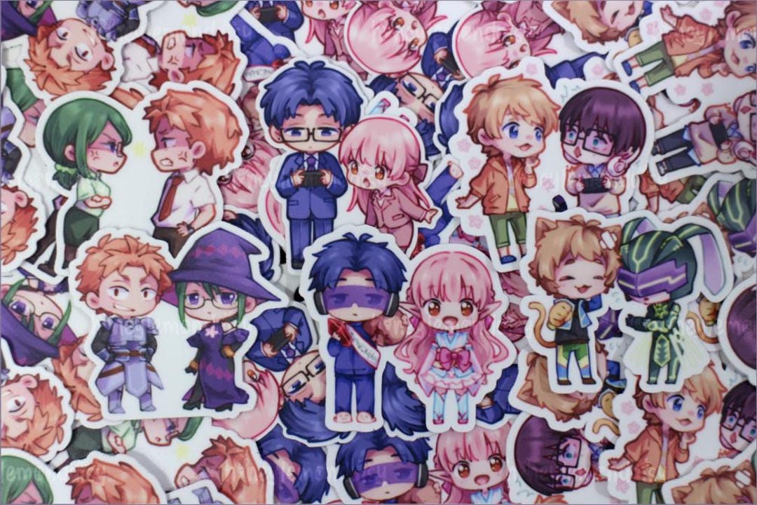 Wotakoi Waterproof Vinyl Anime Couple Stickers - Etsy