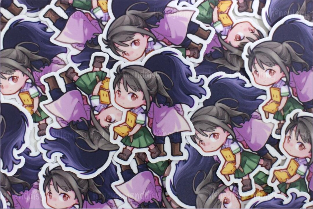 Suzume || Cute Chibi Anime Couple Sticker of Suzume Iwato and Souta ...