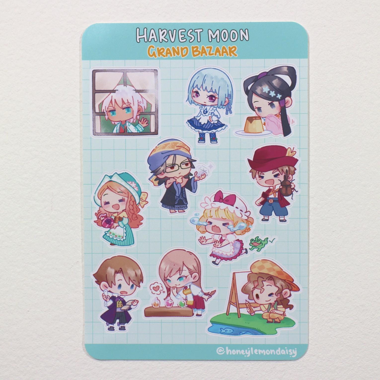 HM/SOS Grand Bazaar Bachelors & Bachelorettes || || Chibi Anime 4" X 6 ...