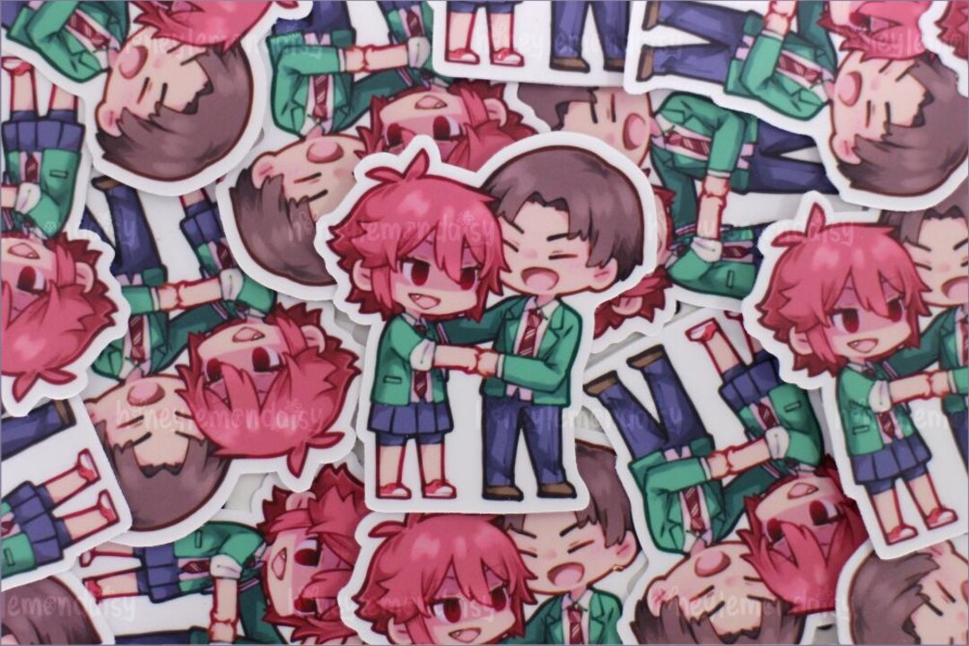 Tomo-chan is a Girl! || Cute Chibi Anime Couple Sticker of Tomo Aizawa ...