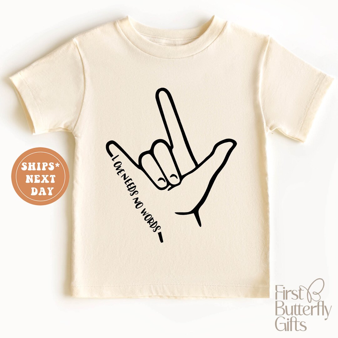 ASL Awareness Shirt, ASL Gifts, ASL Shirt, Be Kind T-shirt, Awareness ...