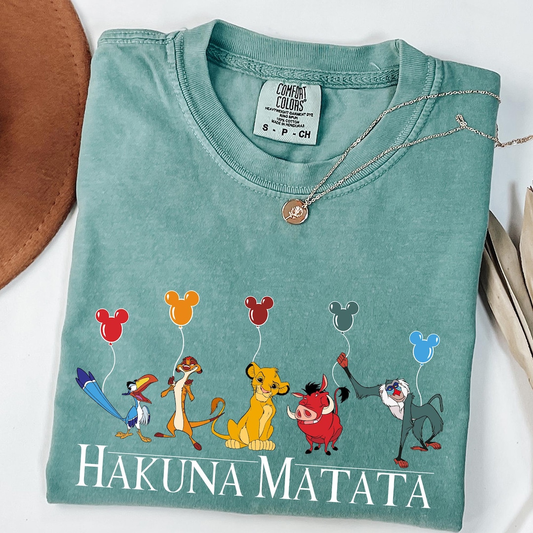 Comfort Colors® Disney Hakuna Matata Shirt, Animal Kingdom Shirt ...