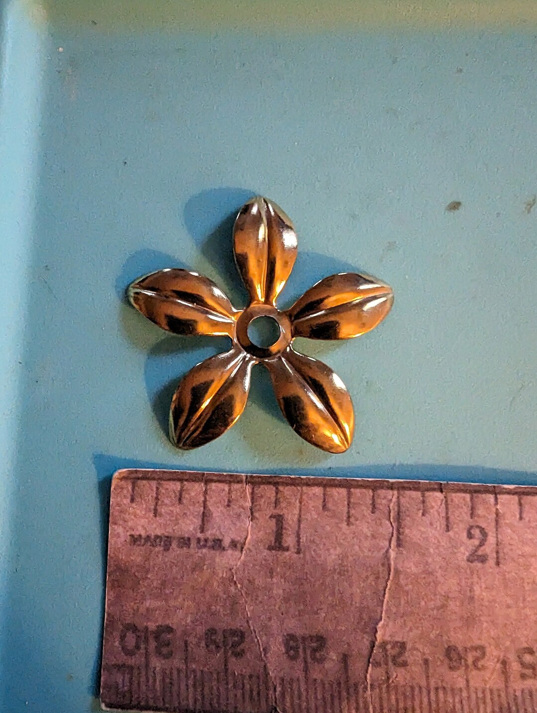 2pc Vintage Flower Petals for Layered Flowers Rivet Hole Sweadge Eyelet ...