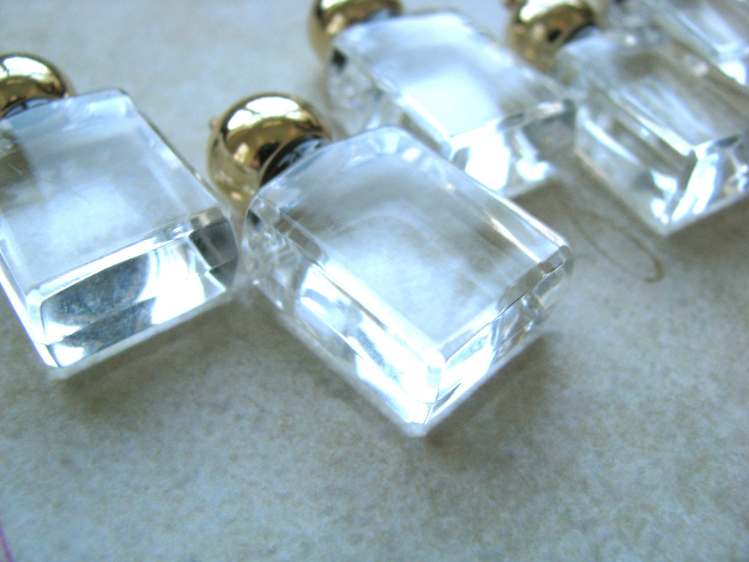 5pc 38mm Clear Acrylic Bottle Shape Charms Charm Pendant Pendants ...