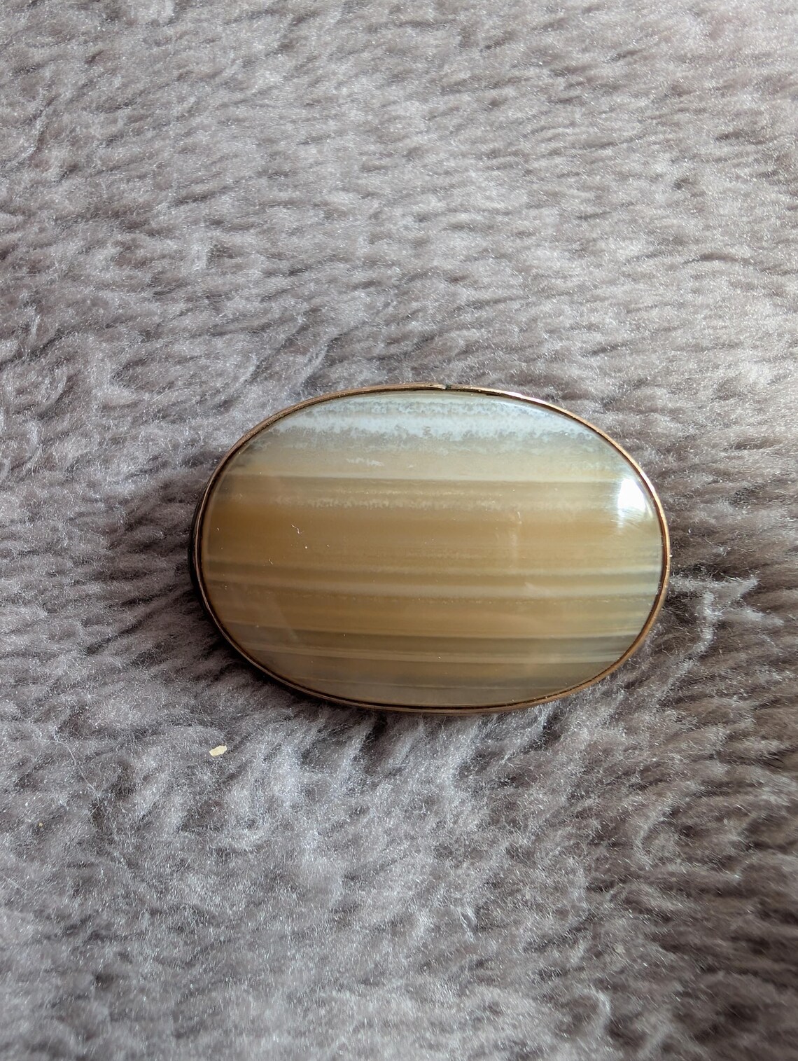 Antique Scottish Agate Brooch Rolled Gold Filled Setting Unmarked ...