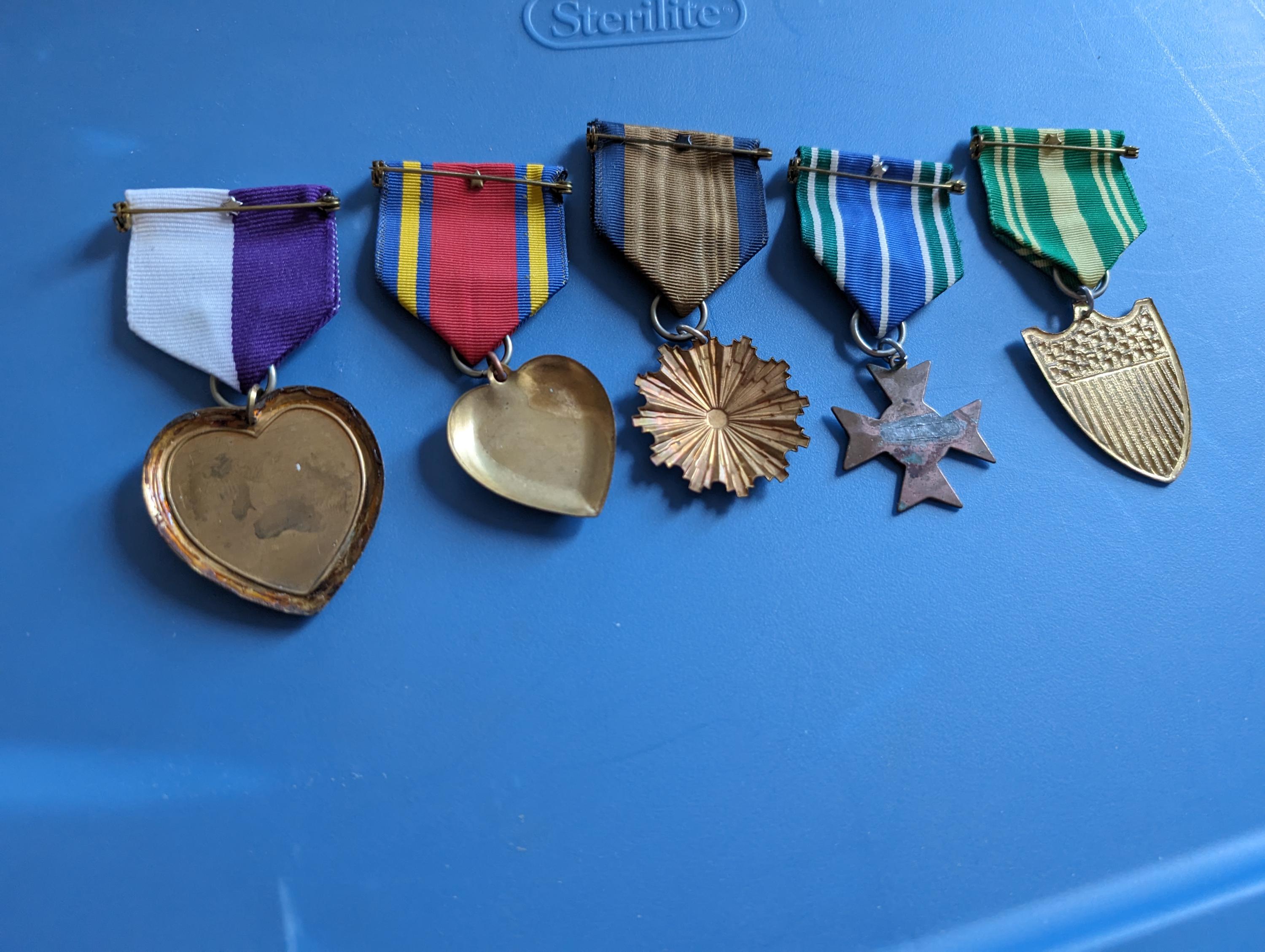 1pc Vintage Military Medal Pin Ribbon - Etsy
