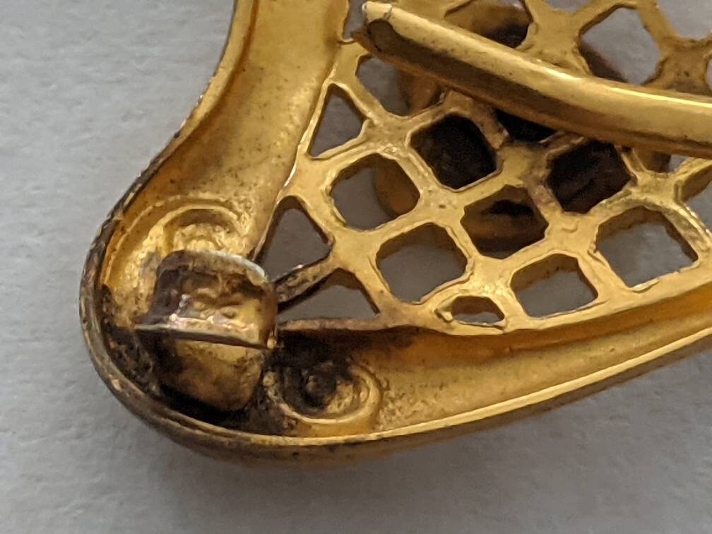 Antique pocket watch chain brooch c clasp Victorian - Etsy España