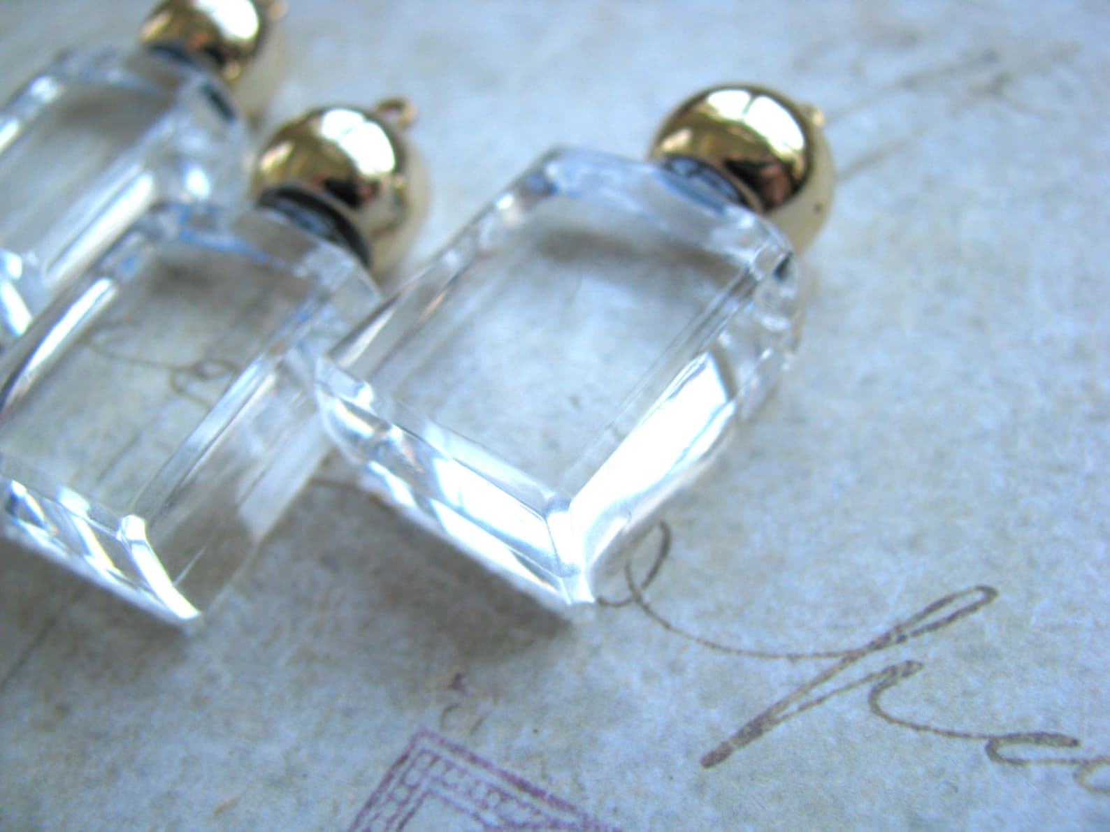 5pc 38mm Clear Acrylic Bottle Shape Charms Charm Pendant Pendants ...
