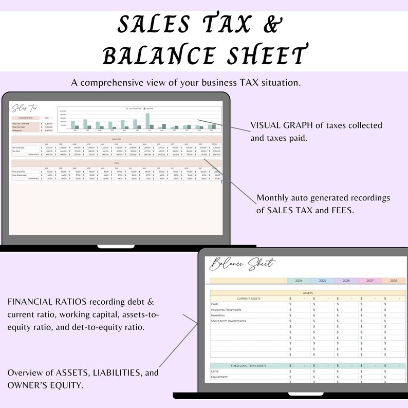 Ultimate Bookkeeping Google Sheets Business Bookkeeping Spreadsheet ...