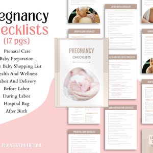 Pregnancy Checklists Expecting Mom Checklists First Time Mother and ...