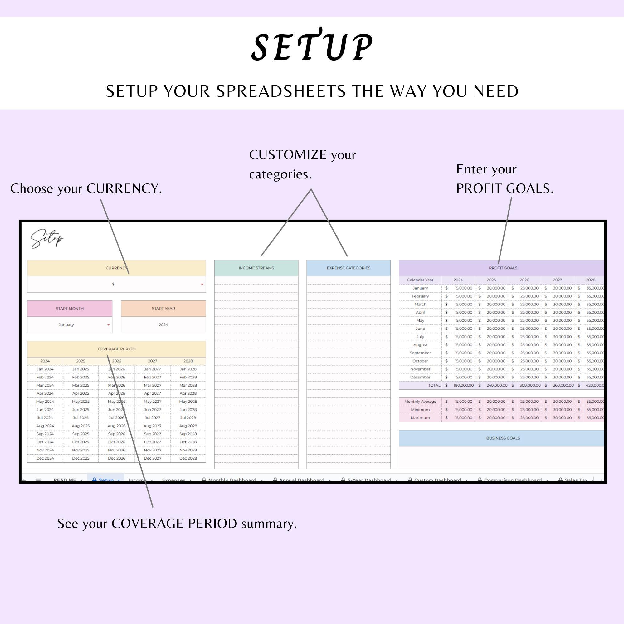 Ultimate Bookkeeping Google Sheets Business Bookkeeping Spreadsheet ...