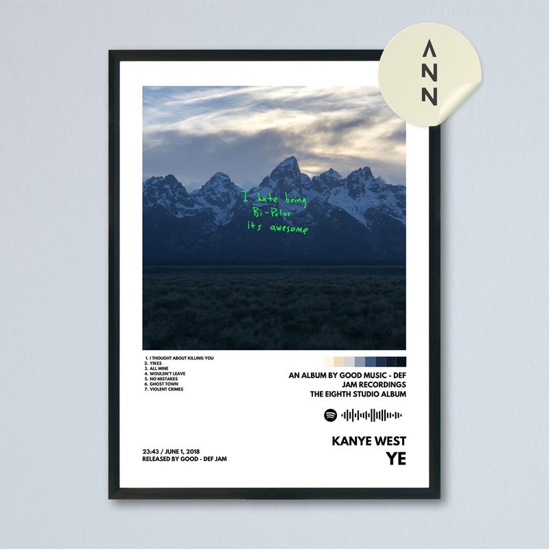 Ye Album - Etsy