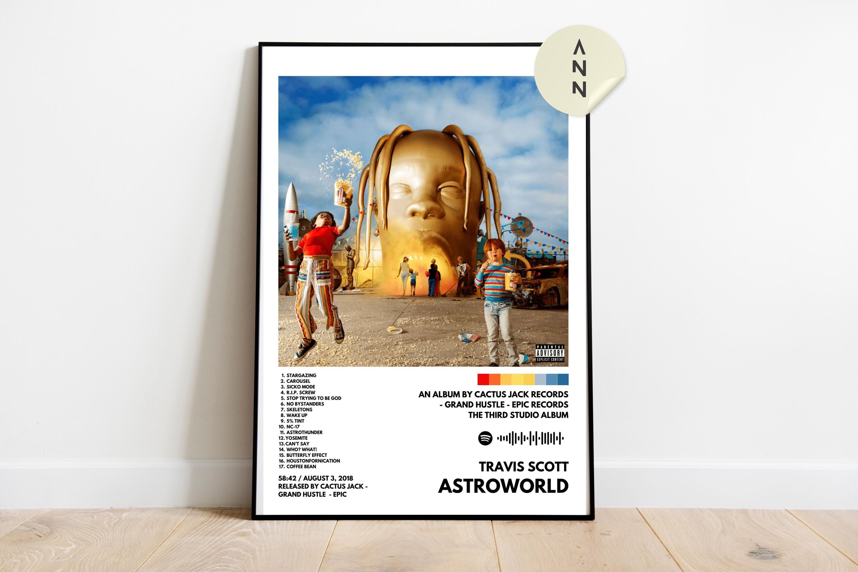 Travis Scott - Astroworld Album Poster / Album Cover Poster / Wall ...