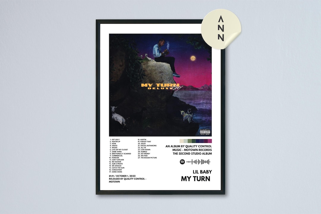 Lil Baby - My Turn Deluxe Album Poster / Album Cover Poster / Wall ...