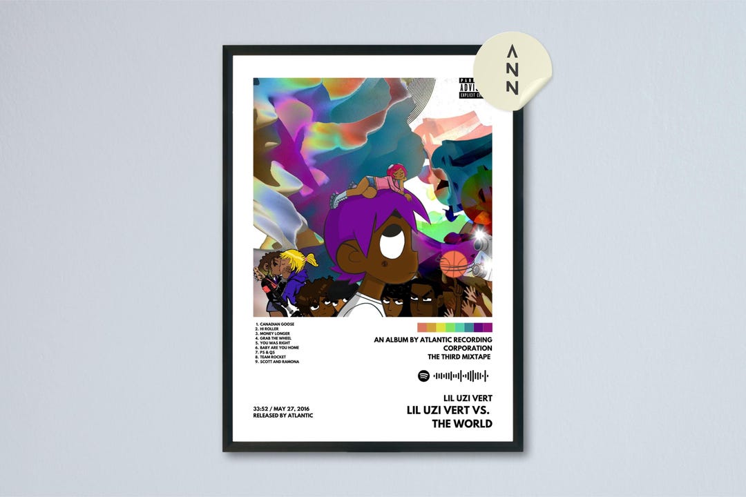 Lil Uzi Vert - Lil Uzi Vert Vs. the World Album Poster / Album Cover ...
